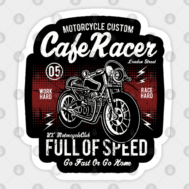 Cafe Racer Motorcycle Club Cafe Racer Sticker Teepublic